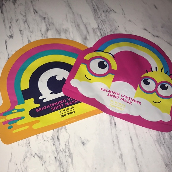 tony moly | Skincare | New Minions X Tony Moly Sheet Mask Set Of 2 ...